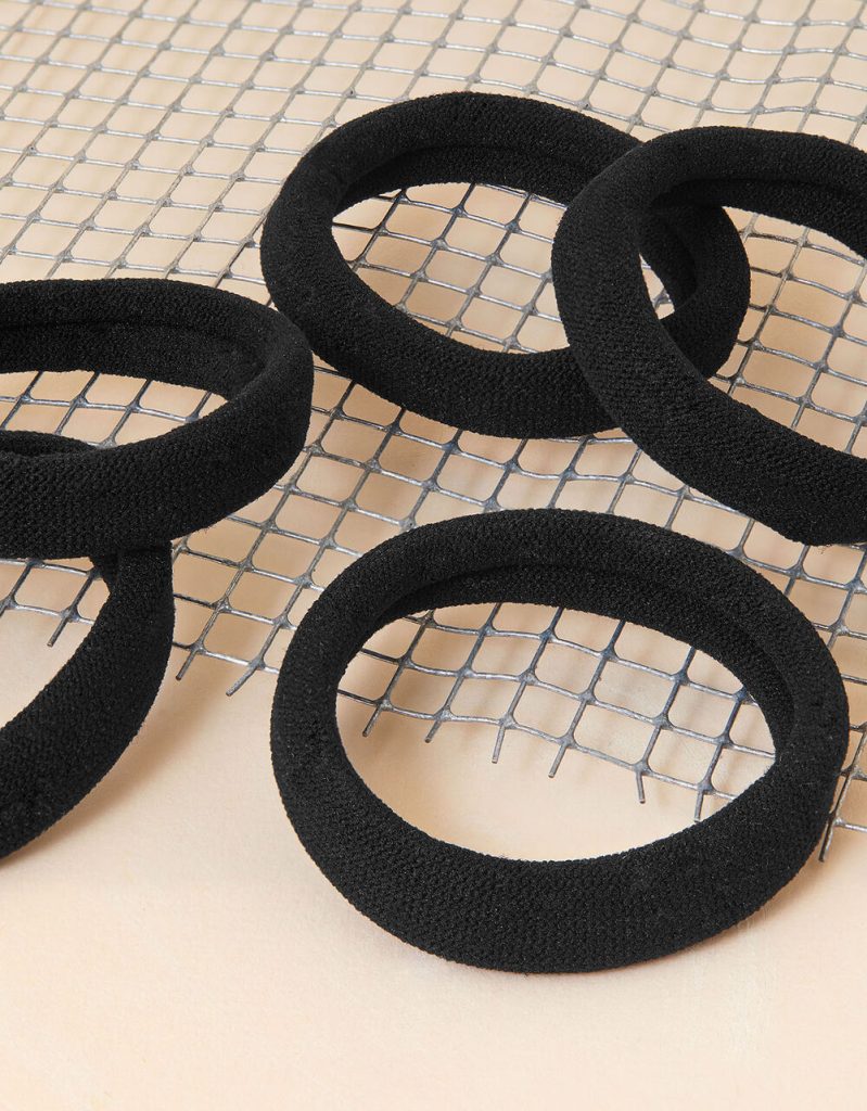 Thick towelling hair bands 5 pack black - Monsoon Accessorize Malta