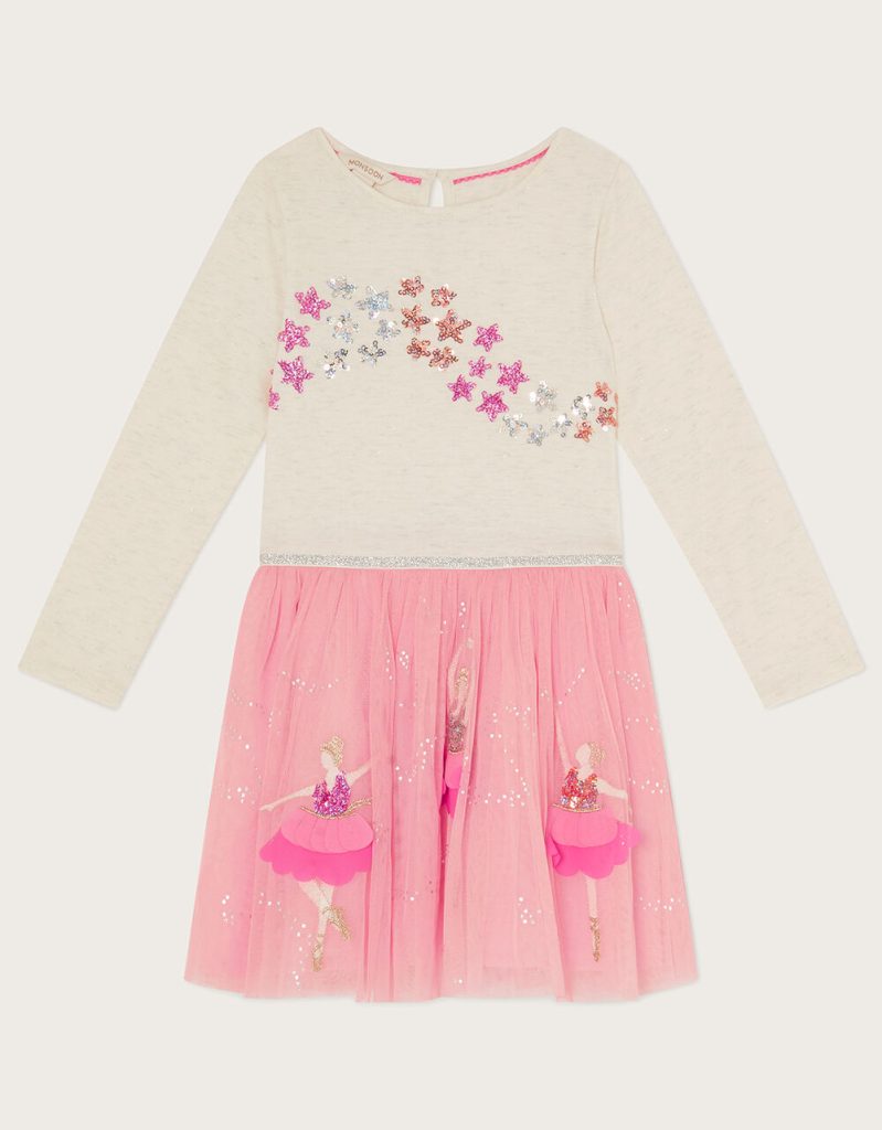 Disco star ballerina dress pink - Monsoon Accessorize Malta