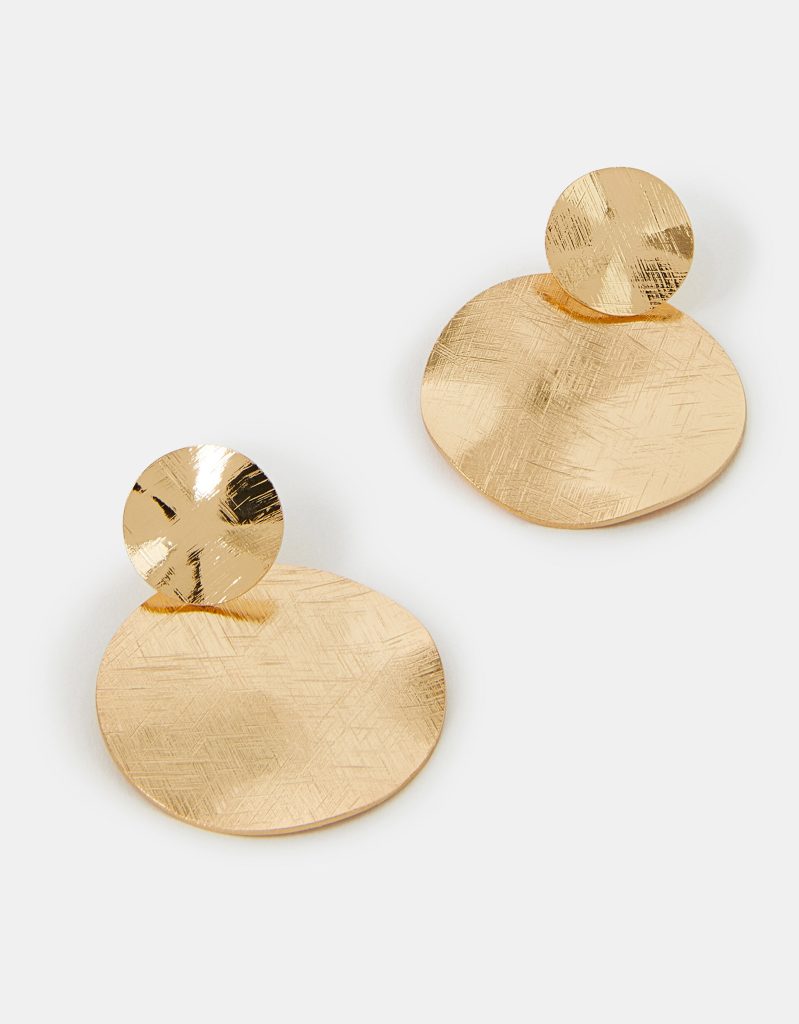 DISC DROP EARRINGS GOLD - Monsoon Accessorize Malta