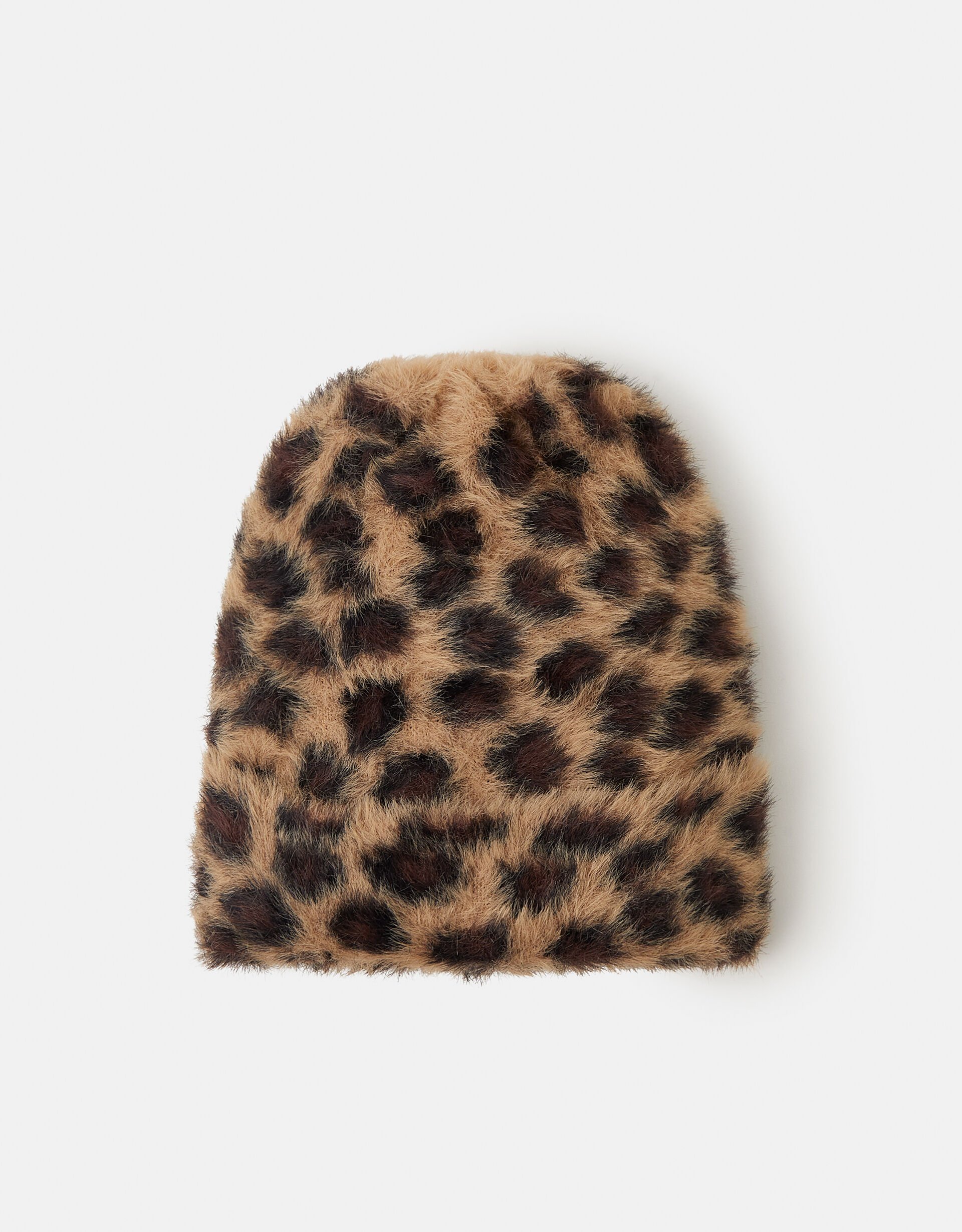 FUZZY LEOPARD PRINT BEANIE HAT - Monsoon Accessorize Malta