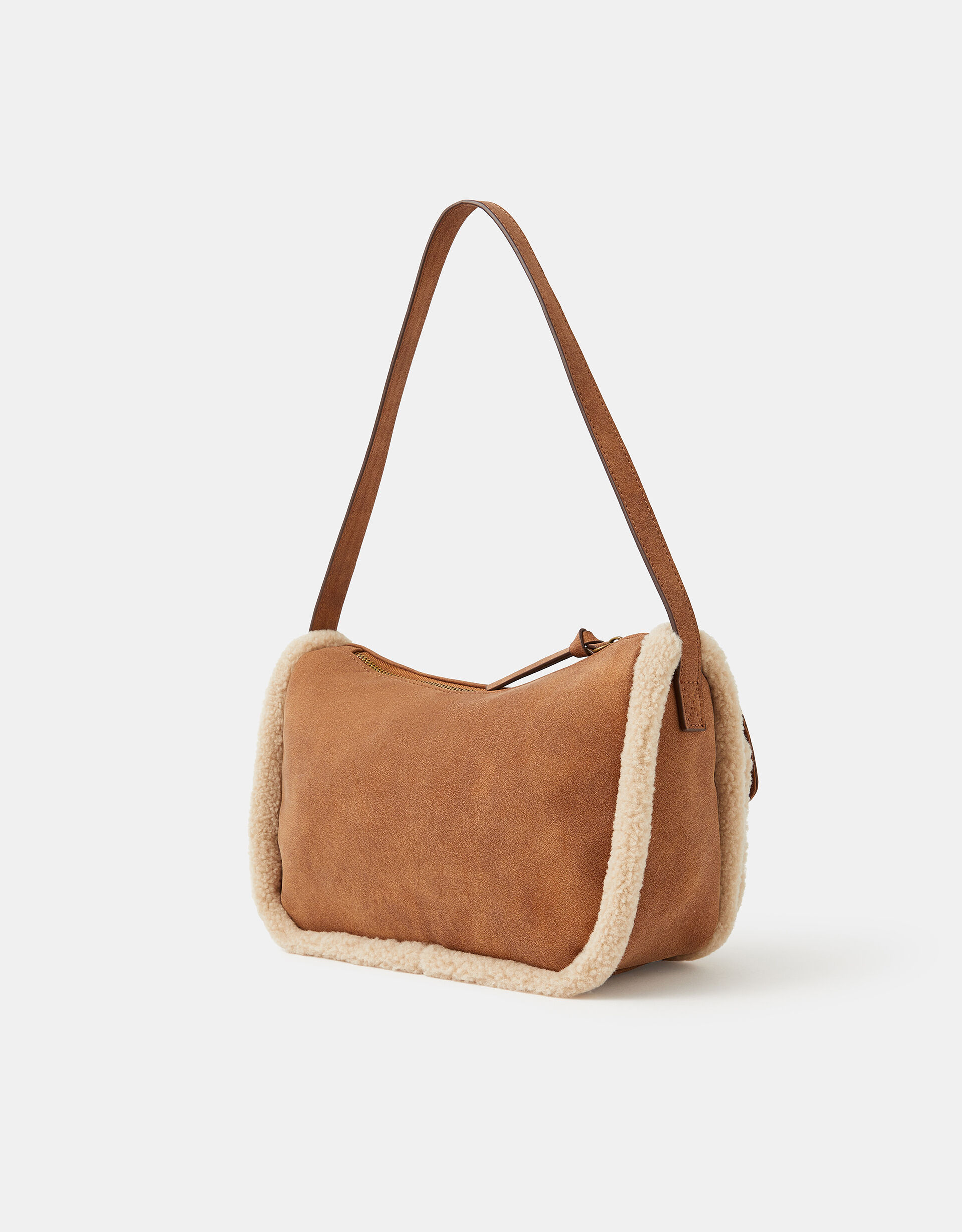 FAUX SHEARLING POCKET SHOULDER BAG | Monsoon Accessorize Malta