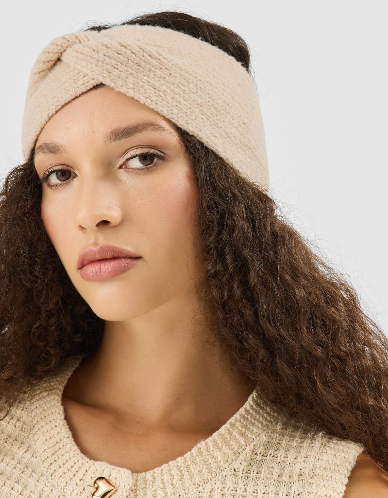 Soft Knit Bando Headband Natural - Monsoon Accessorize Malta