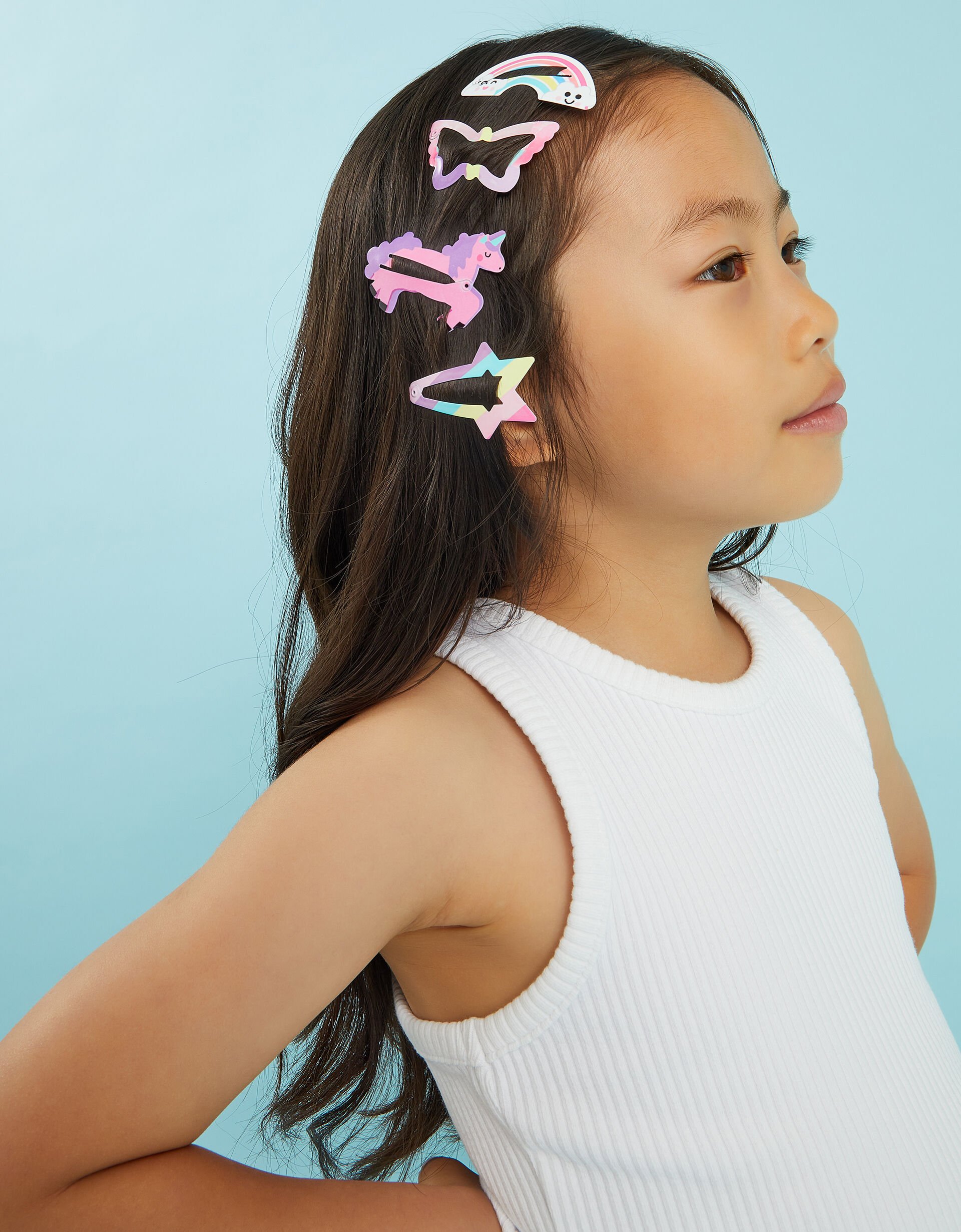 4-PACK GIRLS MAGICAL CHARACTER HAIR CLIPS - Monsoon Accessorize Malta