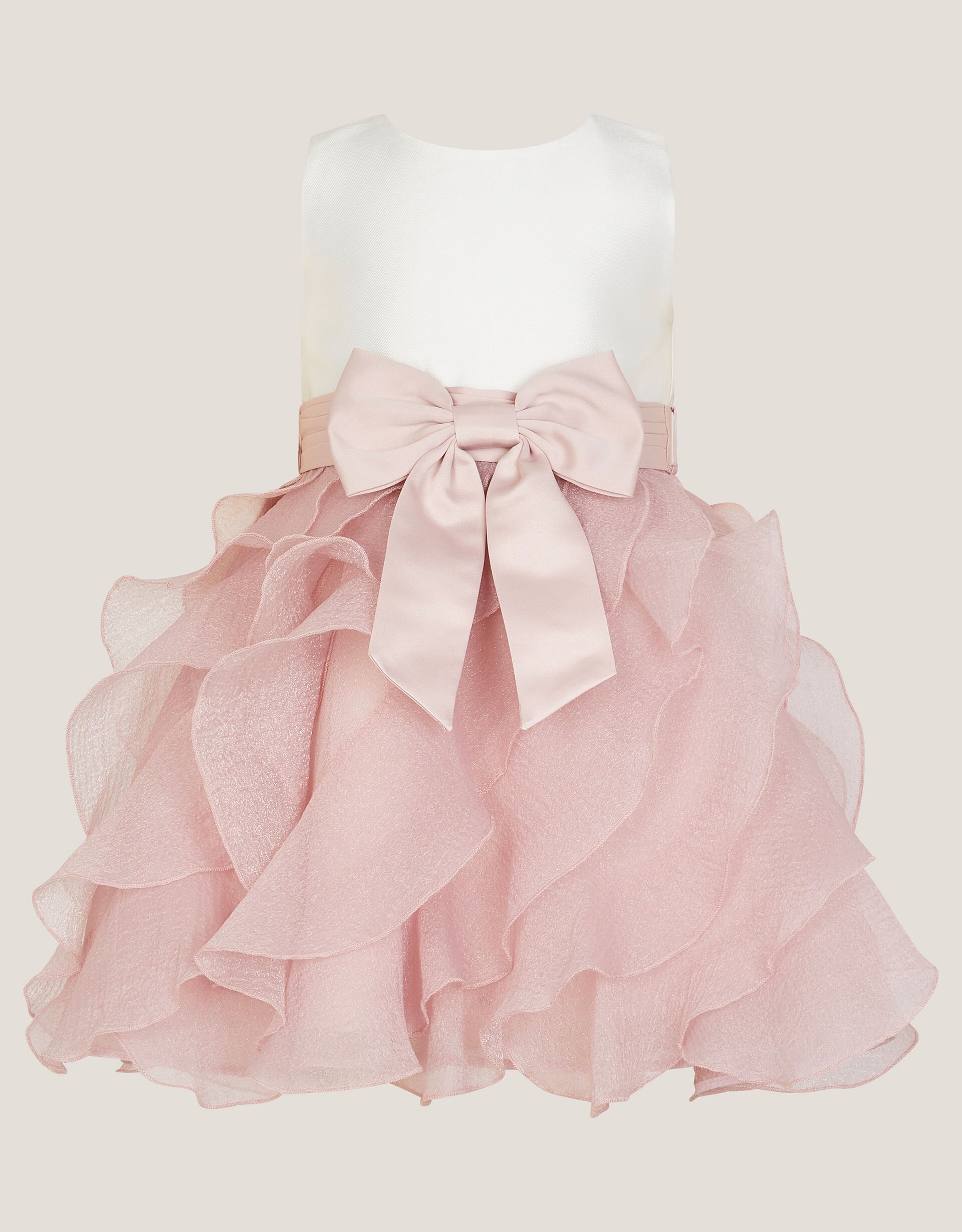 Baby Lace Cancan Ruffle Dress Pink - Monsoon Accessorize Malta