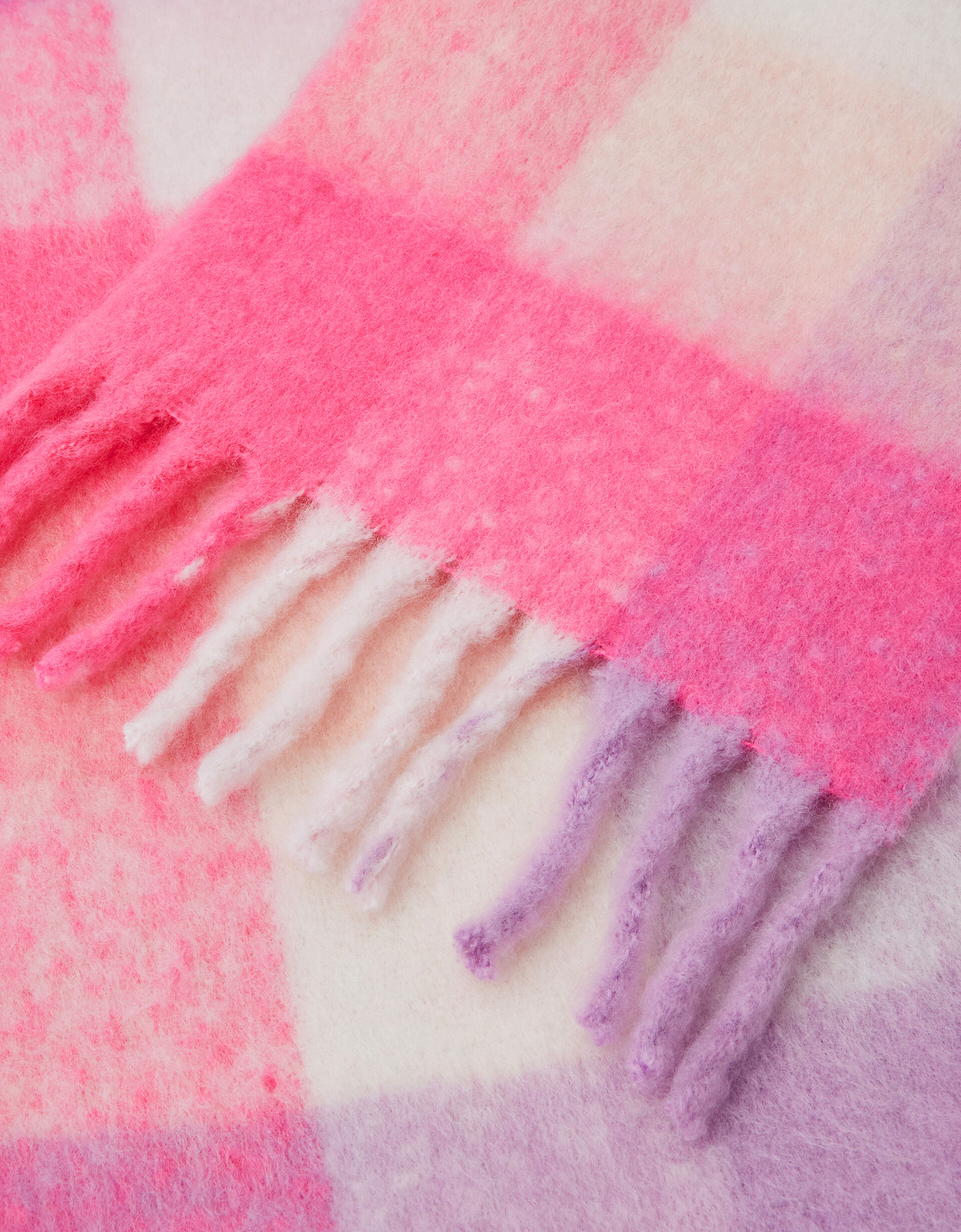 GIRLS CHECK BLANKET SCARF - Monsoon Accessorize Malta